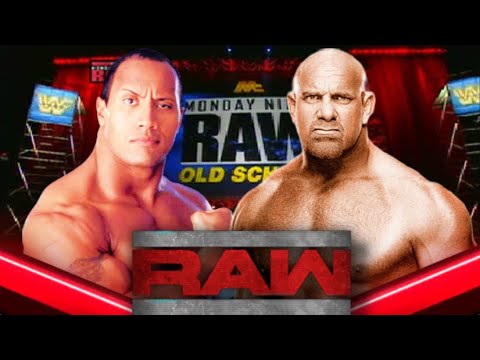 The Rock Vs Goldberg | WWE Raw FULL MATCH #wwe #bloodline #goldberg ...