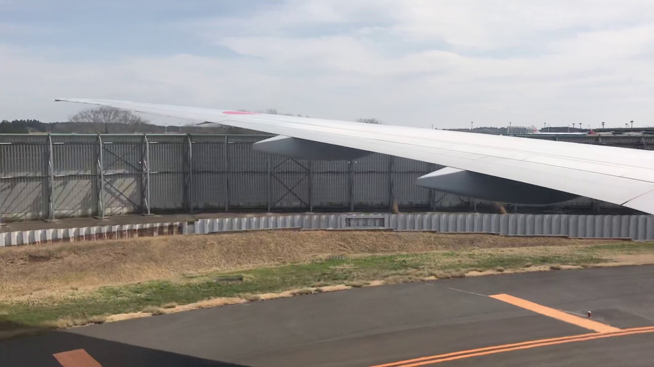 2020/3/13 NH802 SIN-NRT B777-300ER 着陸RWY16L - YouTube