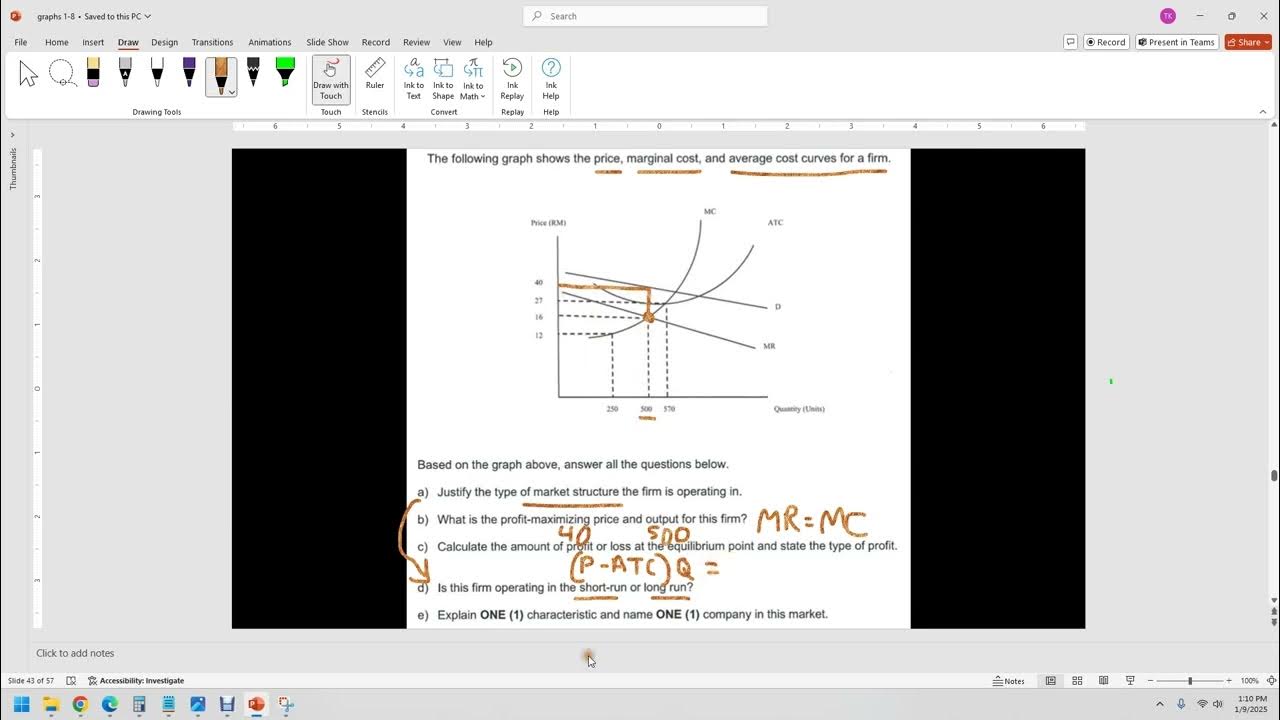 AP Micro Unit 4 Imperfect Competition Practice Problem profit ...