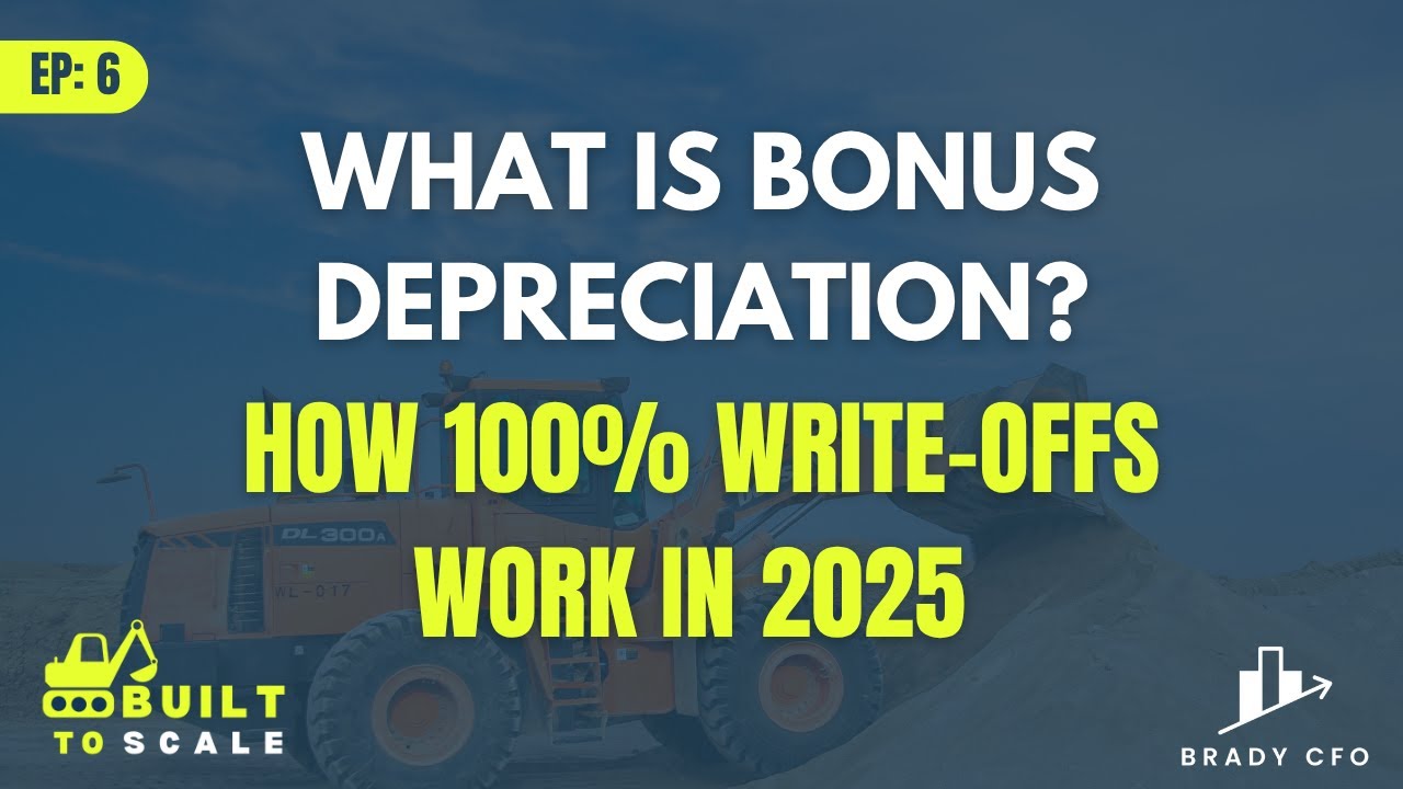 What Is Bonus Depreciation? How 100% Write-Offs Work in 2025 (For ...