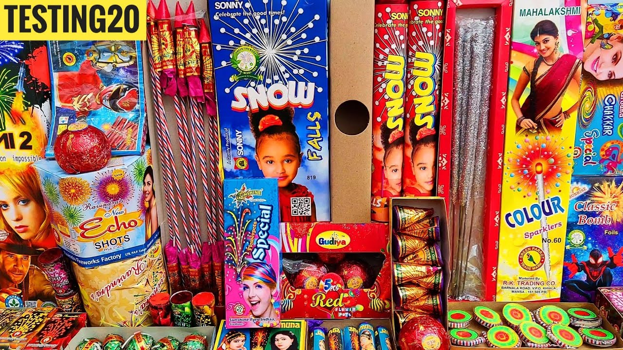 TESTING DIWALI FIREWORKS STASH 20 | DIWALI KE PATAKHE | CRACKERS VIDEO ...