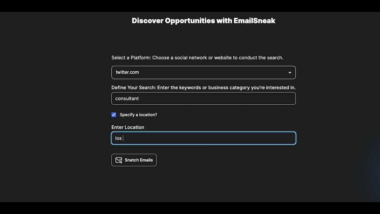 How To Find Emails With EmailSneak - YouTube