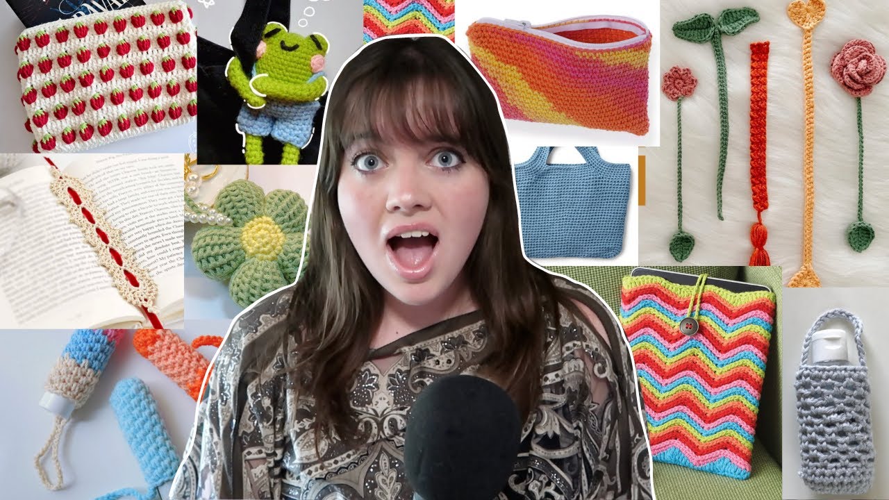 50 easy BACK TO SCHOOL crochet ideas with FREE patterns - YouTube