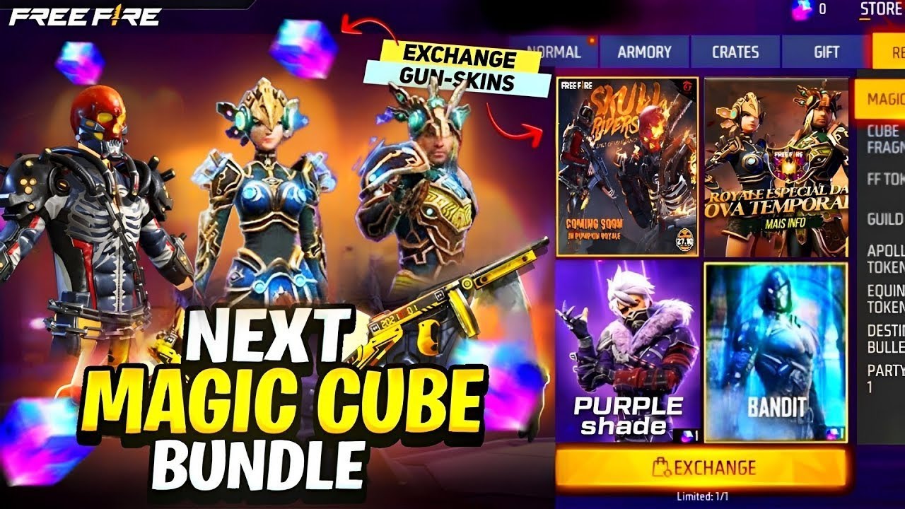 OB40 MAGIC CUBE BUNDLE UPDATE | OB40 STORE UPDATE | FREE FIRE NEW EVENT ...