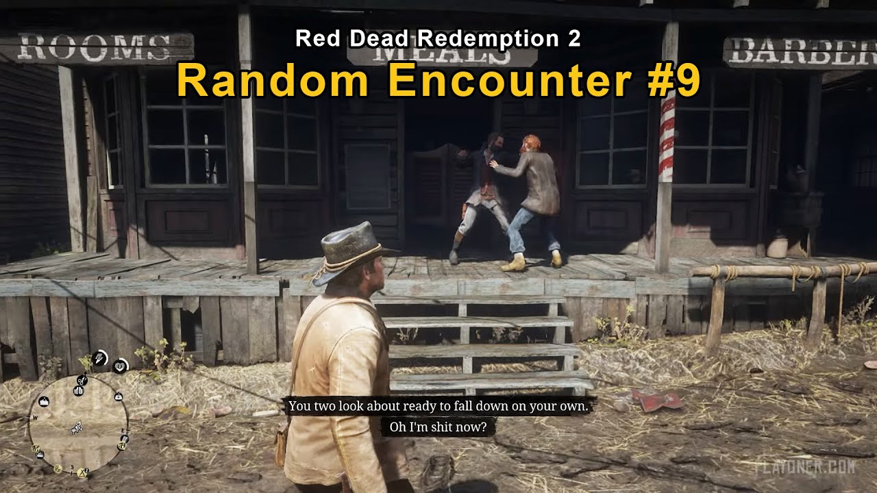 Fist fight - Random Encounter #9 - Red Dead Redemption 2 - YouTube