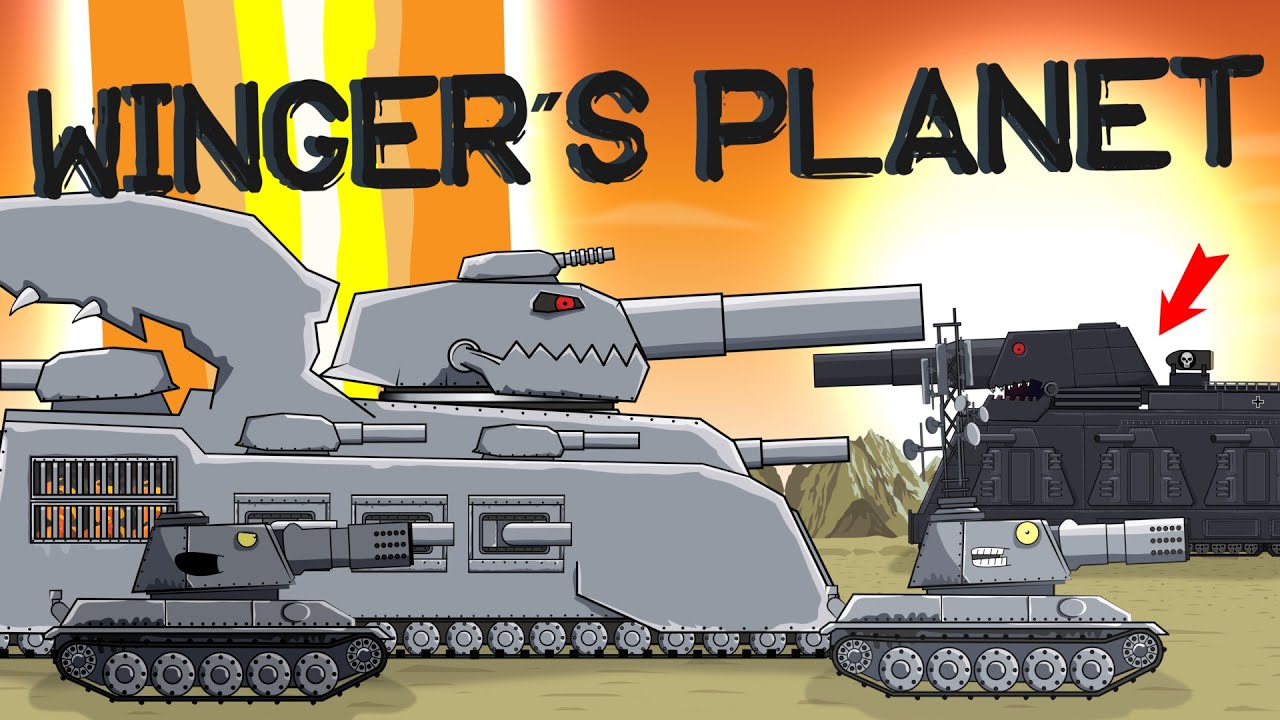 "Black Dorian on Winger's Planet" Cartoons about tanks - YouTube