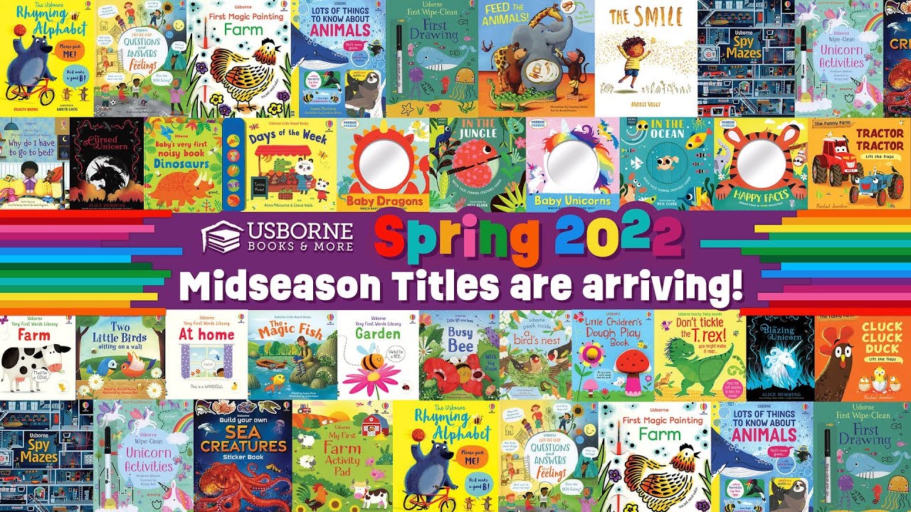 Usborne Books & More Spring 2022 Midseason New Titles - YouTube