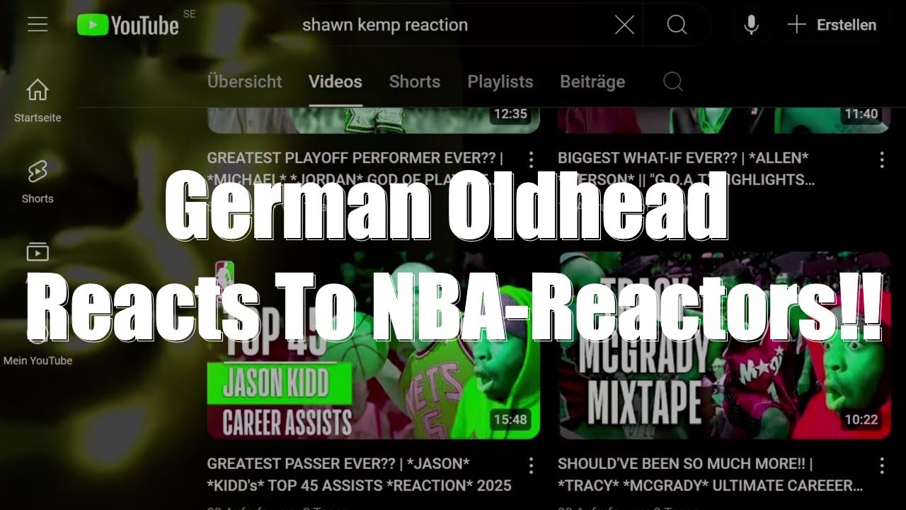 German Fella Reacts To Youngins Trying To Appreciate NBA History - YouTube