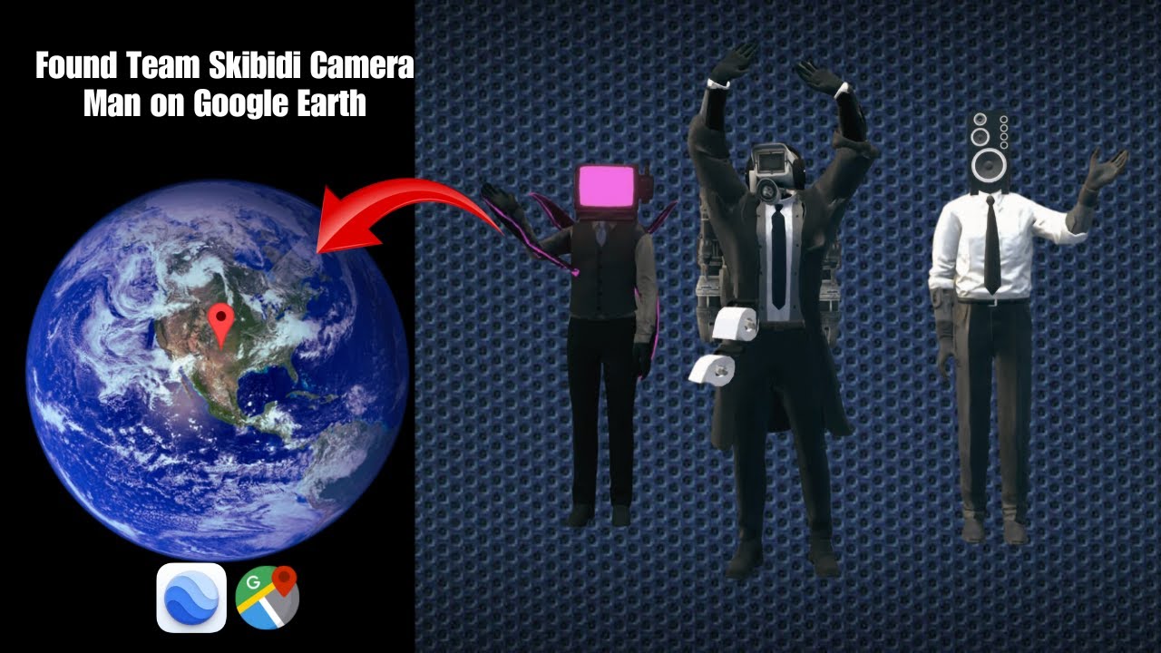 Found Team Skibidi Camera Man on Google Earth! #googleearth #googlemaps ...