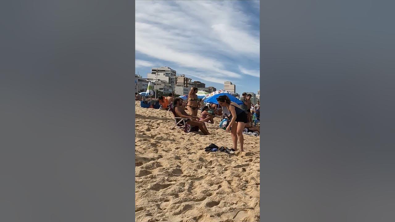 🇧🇷 Rio de Janeiro - Leblon beach Brazil | beach walk 4K 🌴 - YouTube