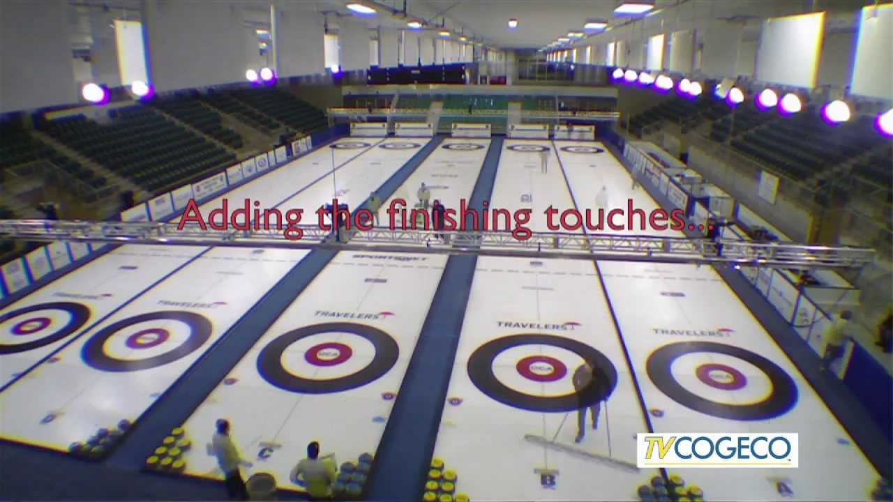 Tankard Curling Rink Prep - YouTube