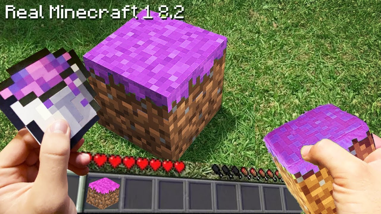 Minecraft in Real Life POV - NETHER DIRT in Realistic Animation - YouTube