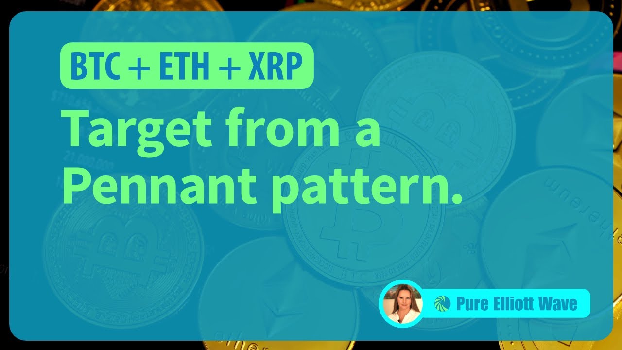 BTC, ETH, XRP: Target from a Pennant Pattern - YouTube