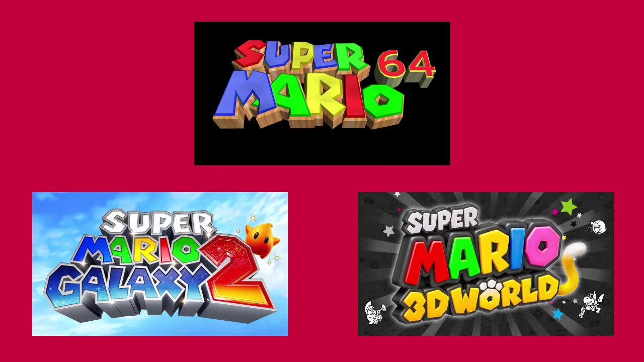 SM64, SMG2, and SM3DW Slide Themes Combined - YouTube