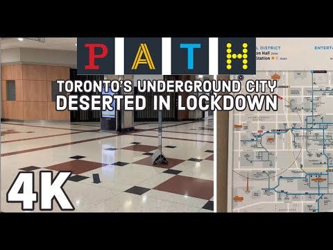 4K Tour of the PATH – Toronto’s Underground Pedestrian Walkway | Retail ...