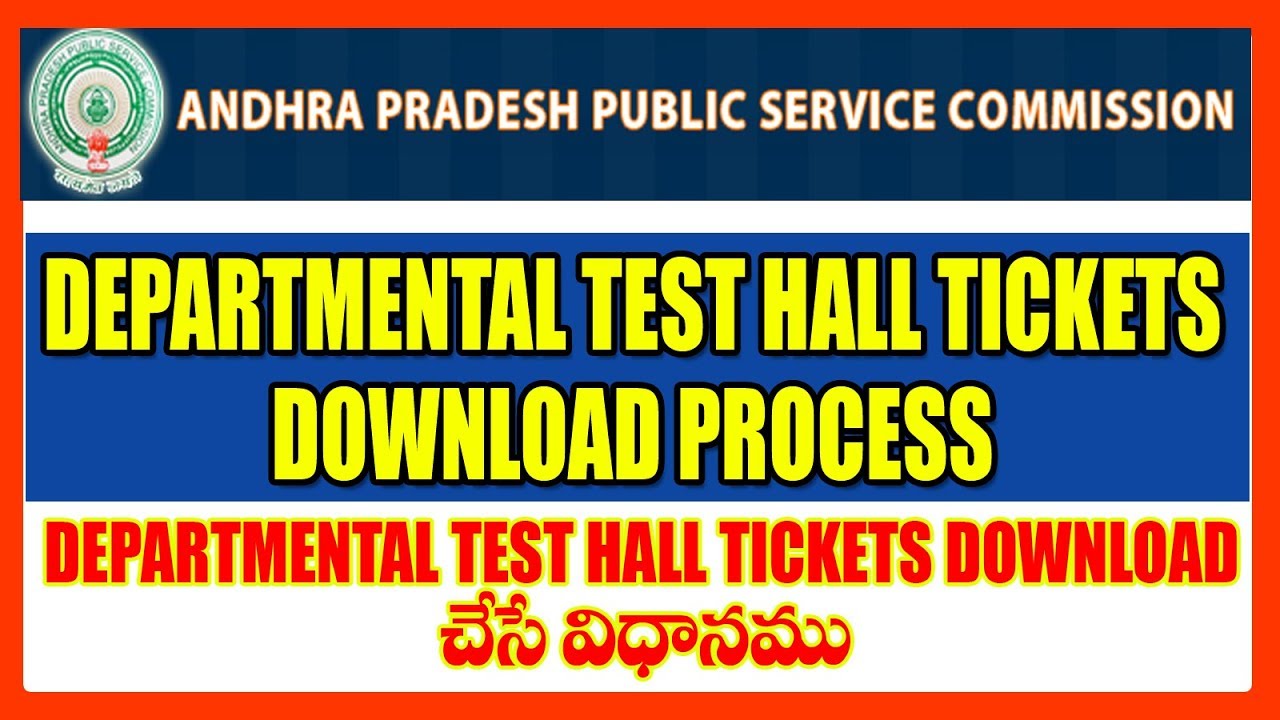 DEPARTMENTAL TEST HALL TICKETS - YouTube
