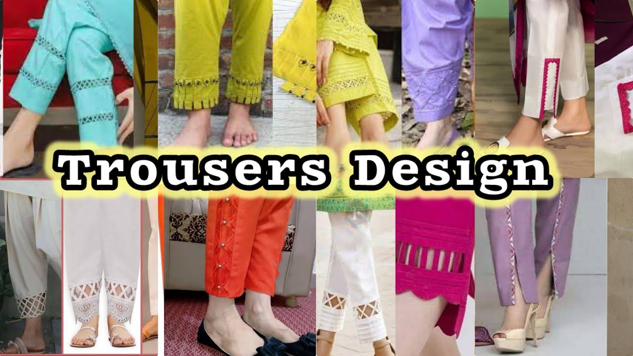 New Trousers Design 2024 | Latest Trendy Trouser Design For Girls - YouTube