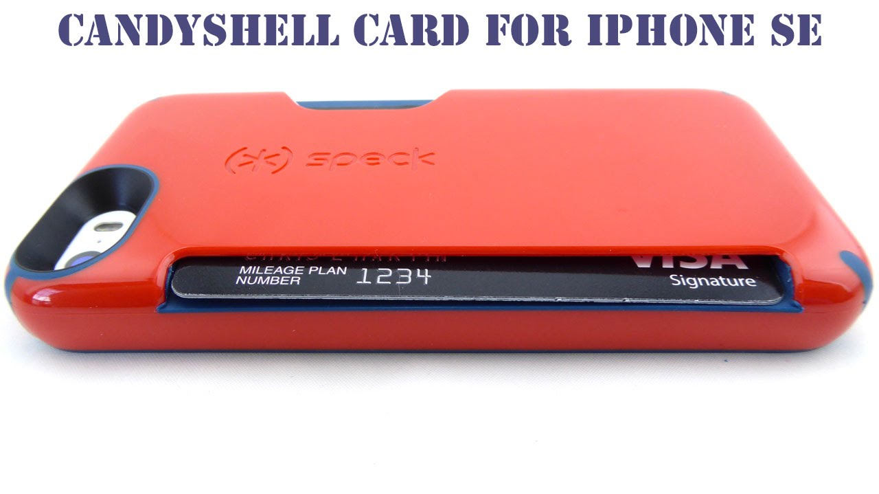Speck CandyShell Card for iPhone SE: Mil-Spec Protection in a Card Case ...