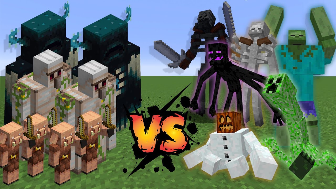 Battle of Mobs Armies 3: Mutants vs Real Minecraft mobs - YouTube