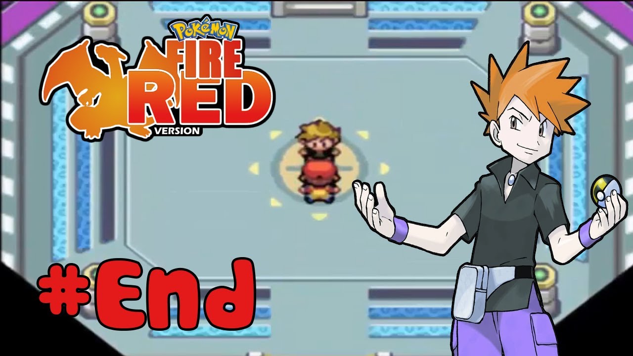 Pokemon Fire Red #38 - Tái Đấu Champion Blue (Rematch) - YouTube