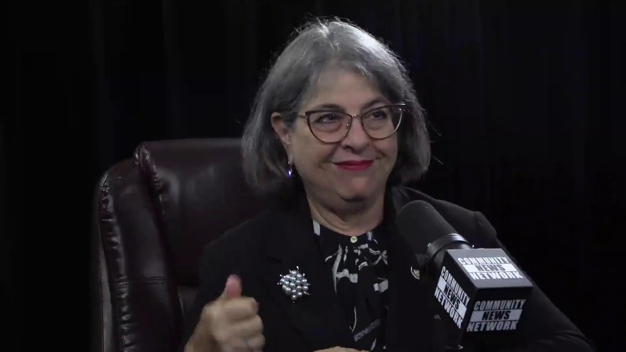 Robert Ruano talks with Mayor of Miami-Dade County, Daniella Levine ...