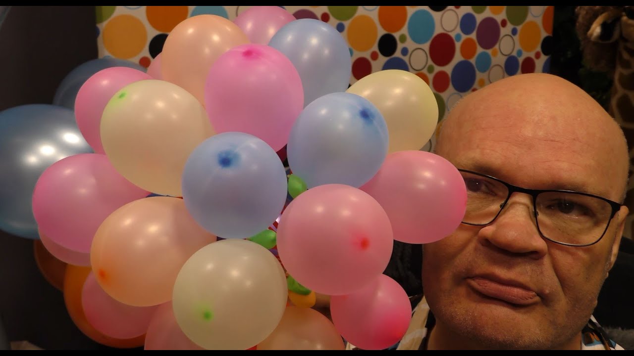 Magic Balloon inflation red Pink no pop or Bursting Tangobaldy™ - YouTube
