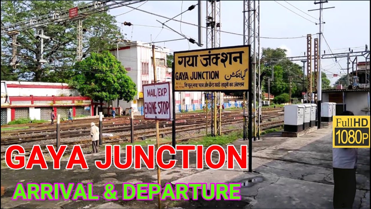Gaya Junction Arrival & Departure on board 02988 DN Ajmer Sealdah SF ...
