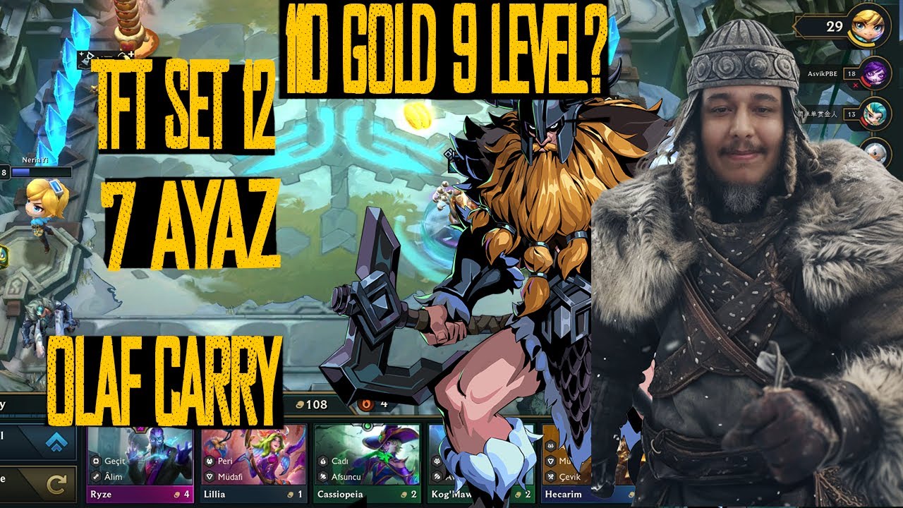 TFT SET 12 OLAF CARRY - Fena Güçlü - YouTube