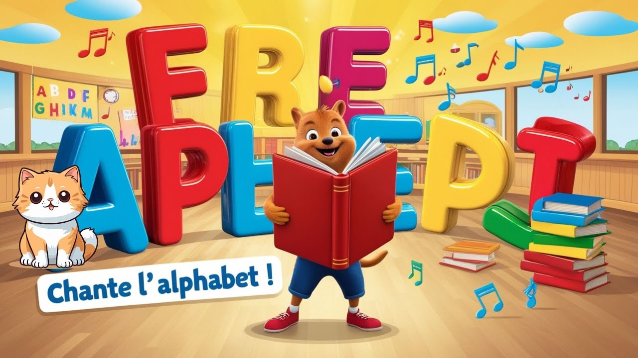 Chante l'Alphabet Avec Nous - Comptine Éducative pour Enfants - YouTube
