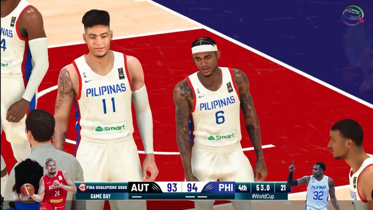 GILAS PILIPINAS vs BAHRAIN AT AUSTRIA! Grabe Asian at European Team ...