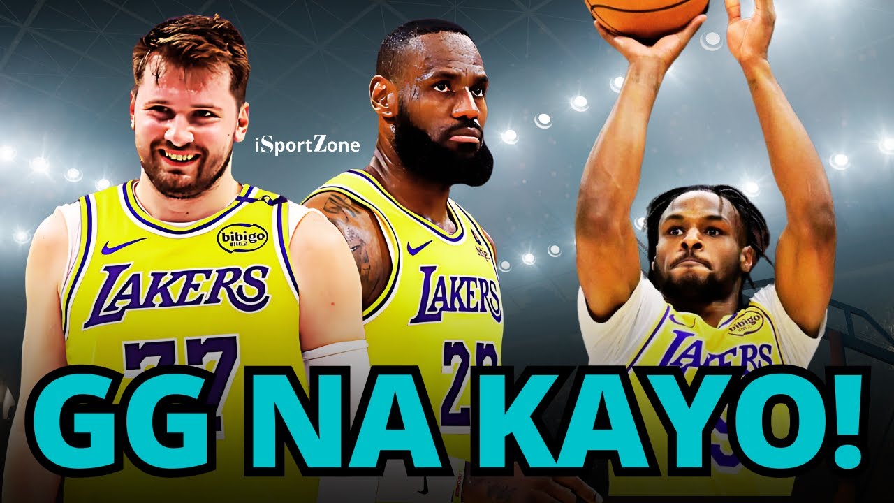 Lebron Binunyag na ang Gagawin Nila ni Luka. Bronny, Sinalubong si Luka ...