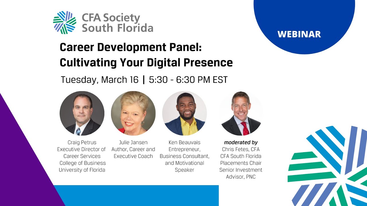 Career Development Panel: Cultivating Your Digital Presence - YouTube