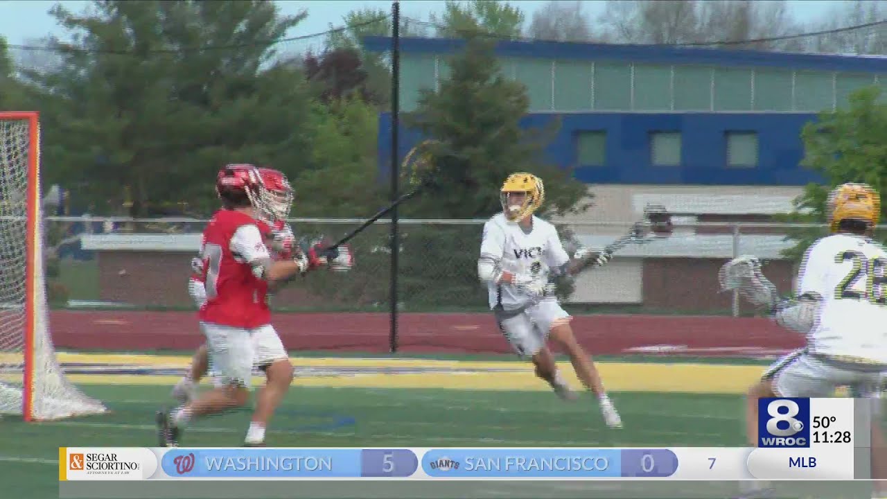Victor lacrosse notch impressive win over Canandaigua - YouTube