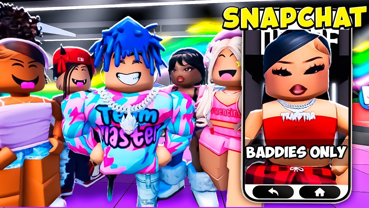 I Snuck Inside A Baddies Only Sleepover In Snapchat Brookhaven Rp🏡
