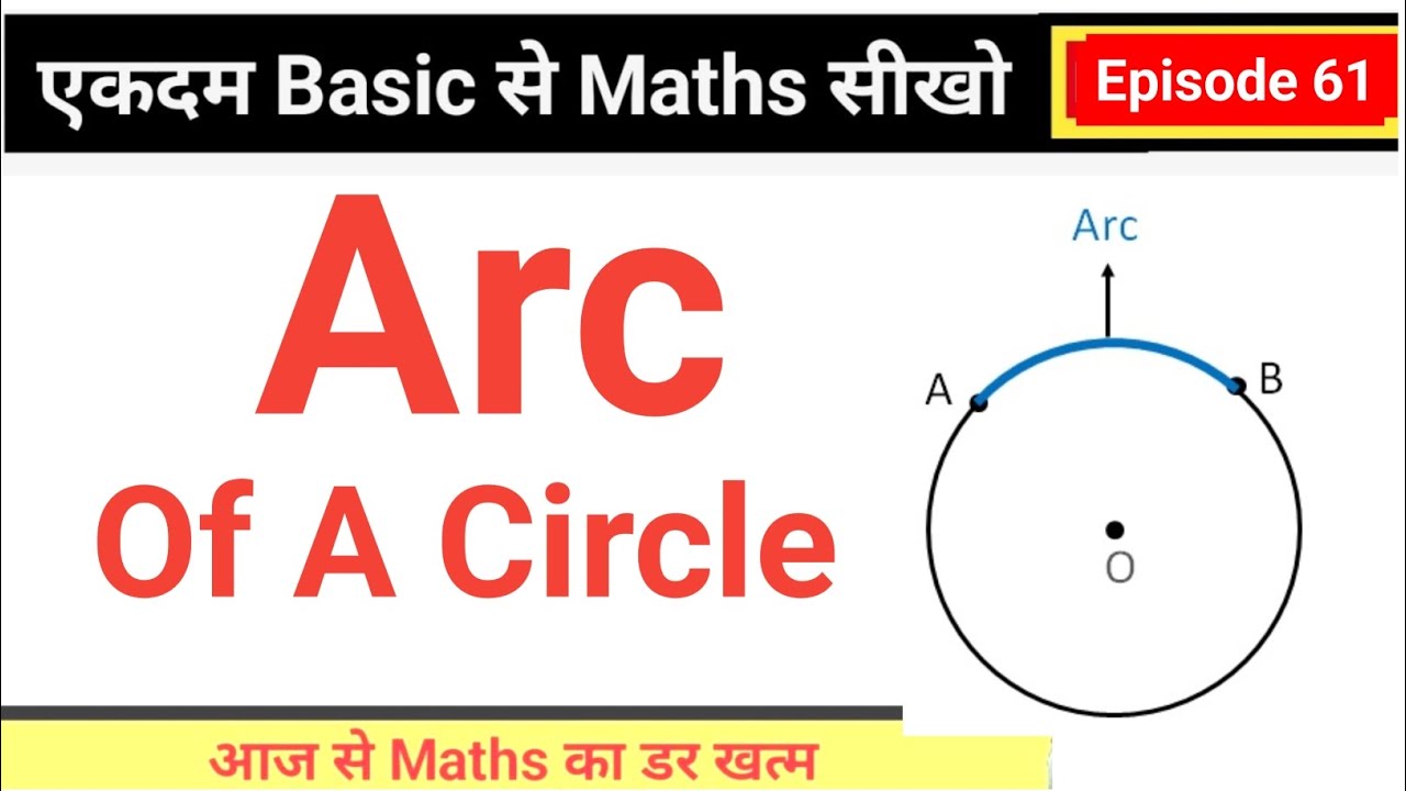 Ep 61 - Arc Of A Circle| Basic Maths Series For Beginners - YouTube