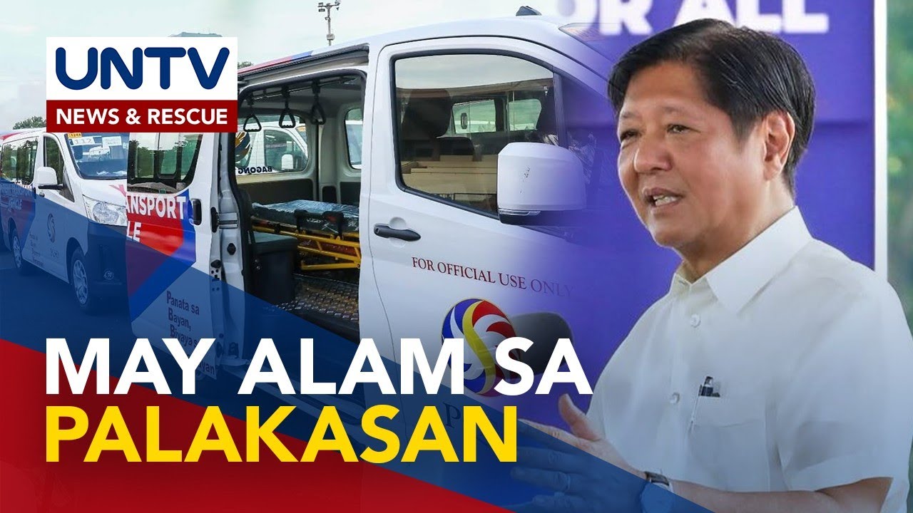 PBBM, nagbabala vs palakasan system sa pagkuha ng mga ambulansya sa ...