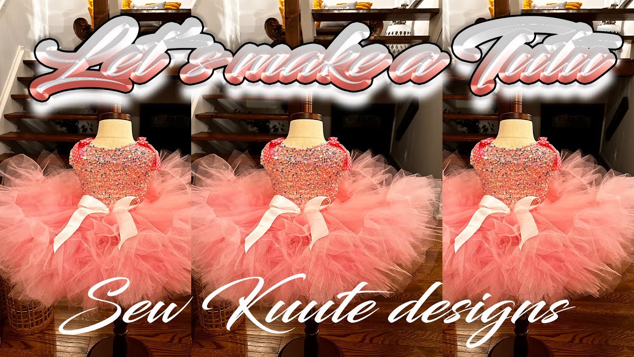 Make a Tutu with me | How I made this fluffy tutu | Custom Tutu | Juki ...