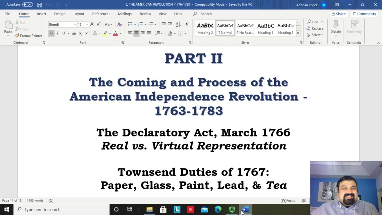 The American Revolution 1776 1783 Session # 3 - YouTube