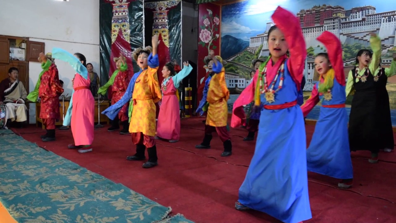 #Upper TCV school Dharamsala Tibetan dance - YouTube