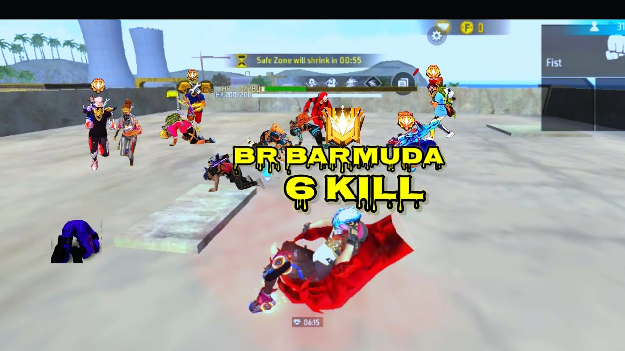 BHUTIYA EMOTE FREE FIRE || MEGA GAMING 1VS 3 SQUAD FREE FIRE BERMUDA MAP ||FREE FIRE - YouTube