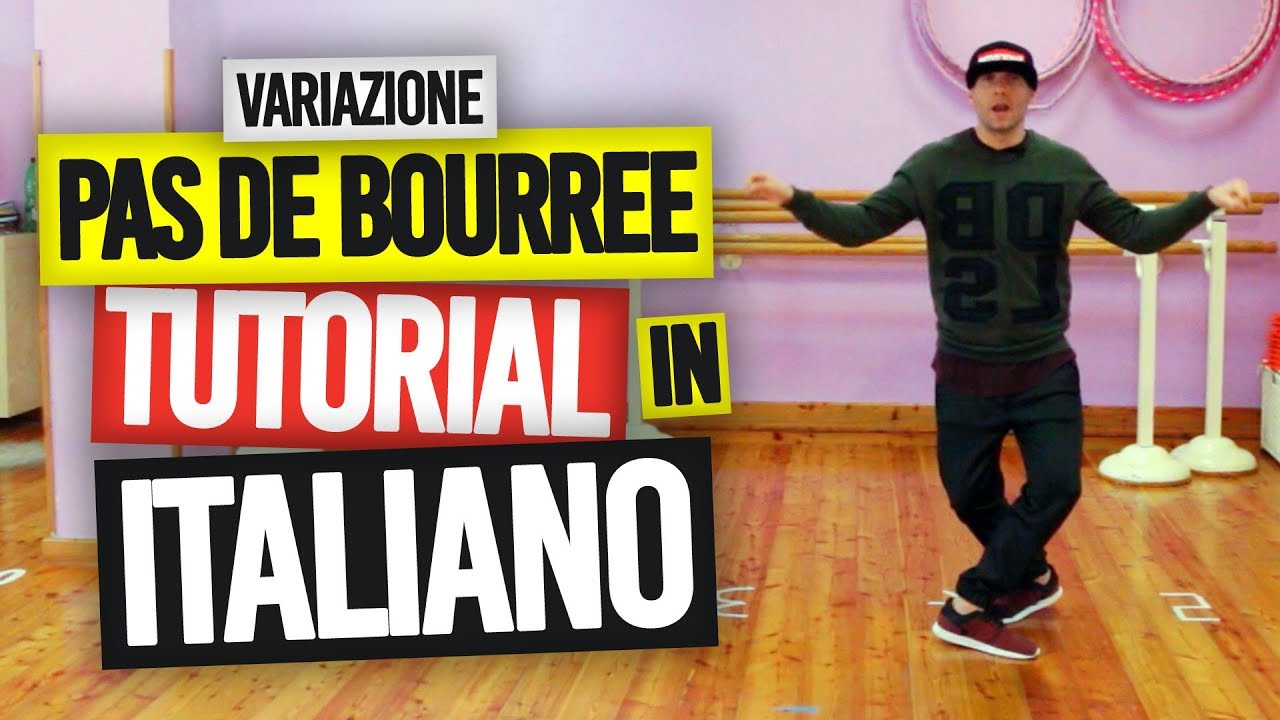 Hip Hop Tutorial Ita - Variazione Pas De Bourree - shuffle 2019 - YouTube
