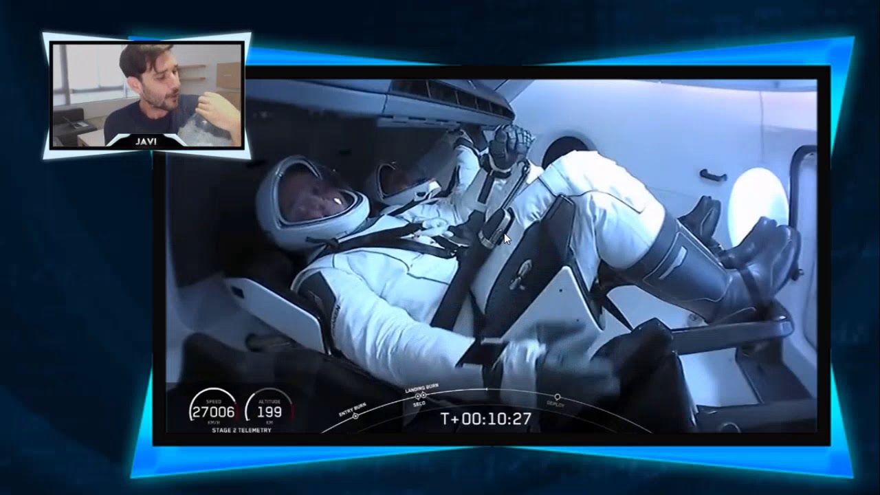 Lanzamiento del Cohete Crew Dragon, SpaceX, Elon Musk Desde la ...