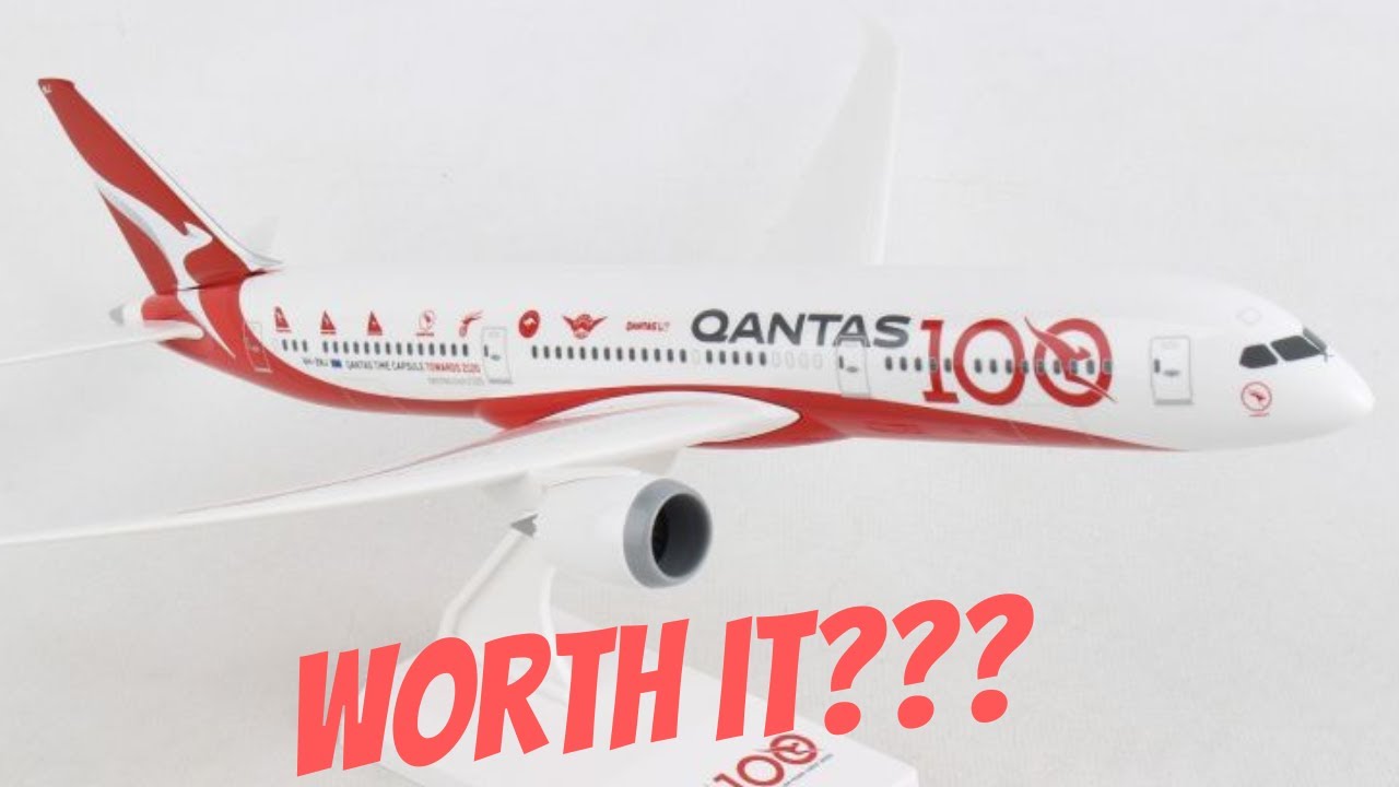 QANTAS 100 Livery Model | Model Unboxing - YouTube