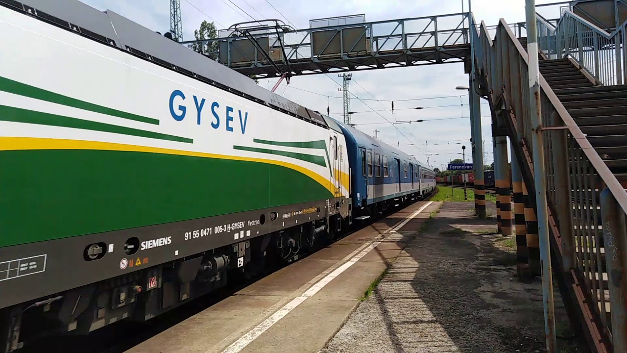 Gysev Vectron halad át - YouTube