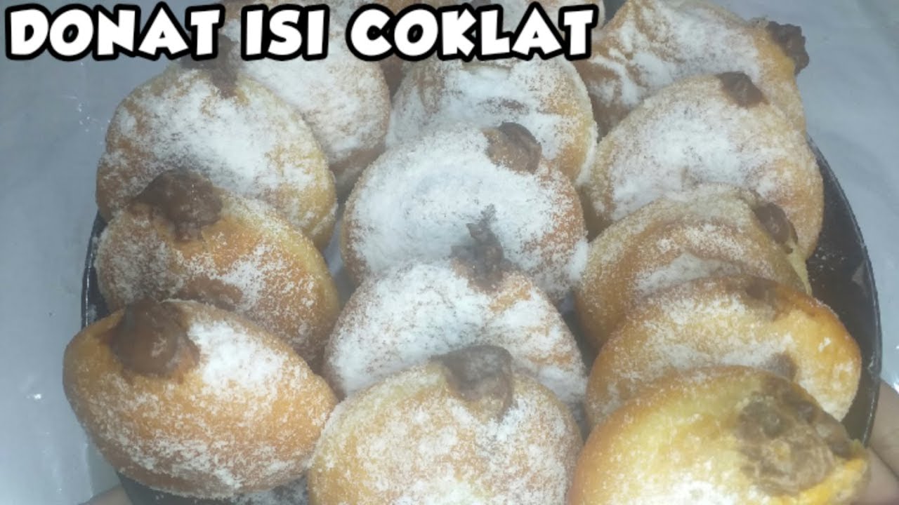 RESEP DONAT ISI COKLAT LUMERR - YouTube