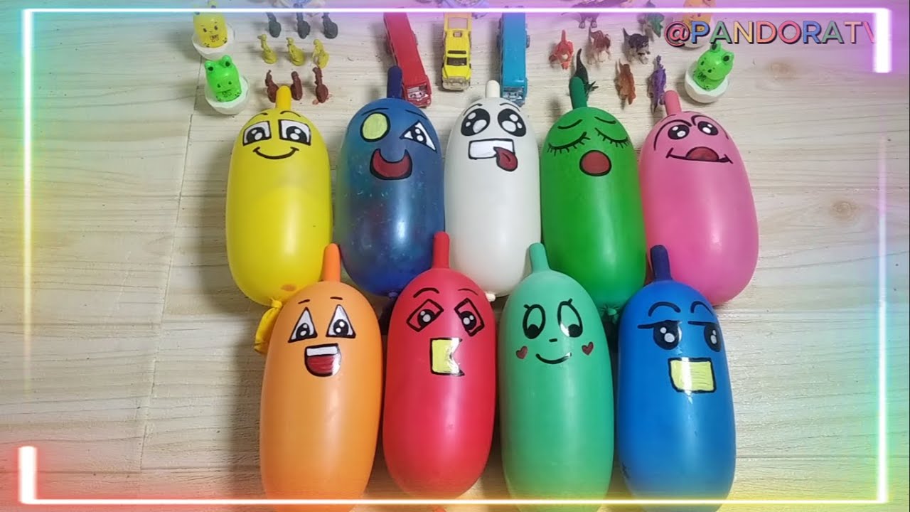 BALLOON Making CRUNCHY SLIME with FUNNY BALLOONS!!!Satisfying Slime ...