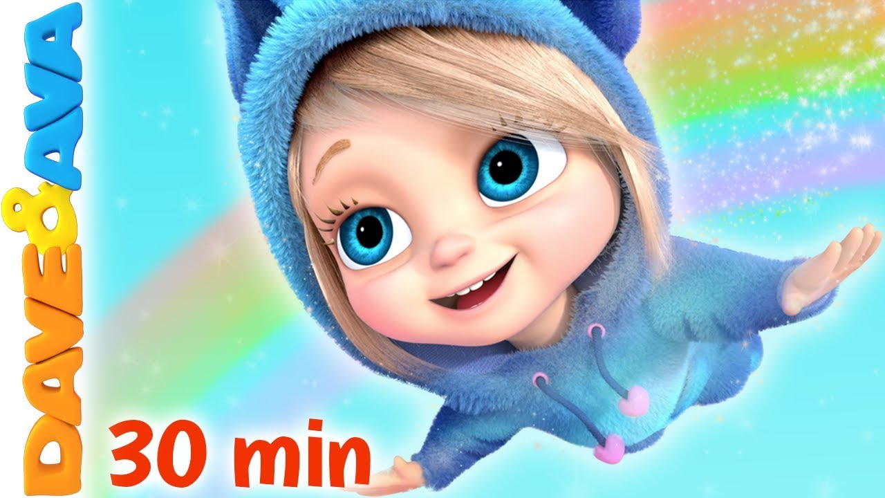 🐄 Farm Animals, Wheels on the Bus & More Nursery Rhymes | Dave and Ava ...