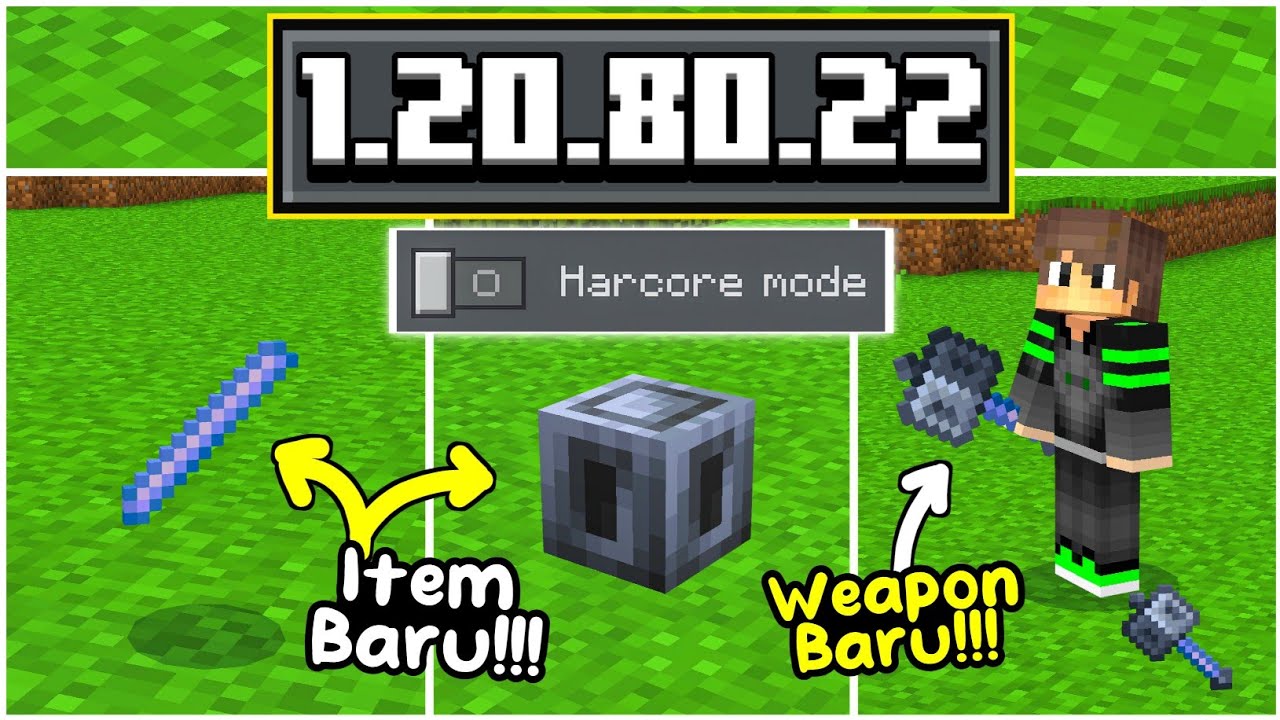 SENJATA BARU "MACE" & ITEM BARU LAGI ! Update Minecraft 1.20.80.22 ...