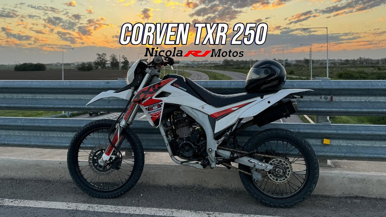 🌶‼️Probando de que está hecho el Corven Txr 250‼️🌶#nicolarimotos # ...