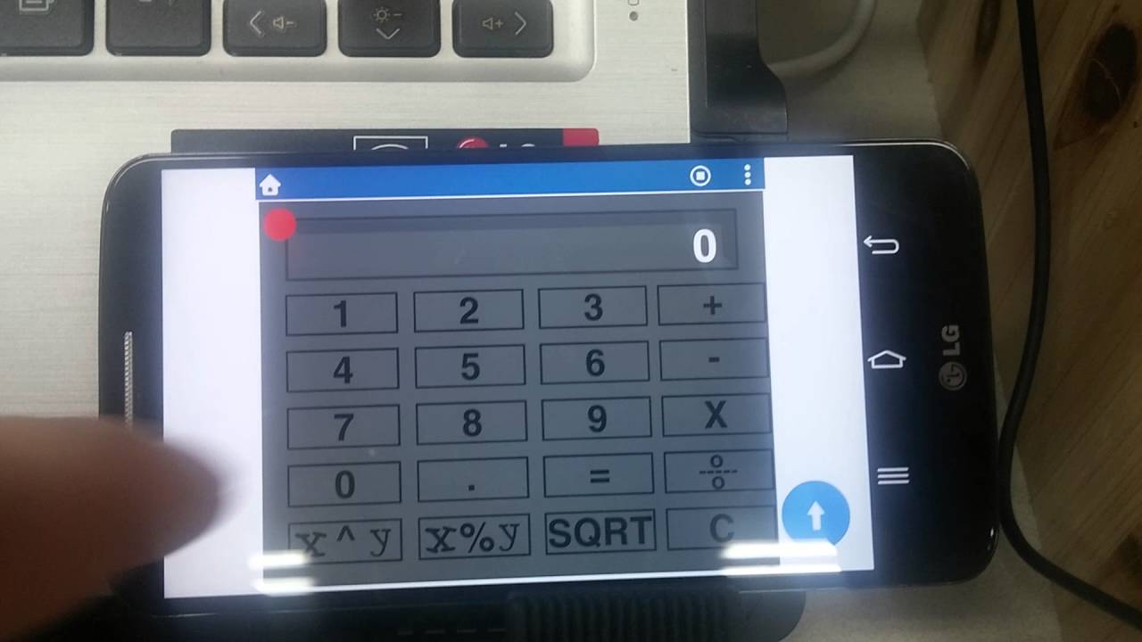 Scratch project on Smart phone(Nam OS 0.1) - YouTube
